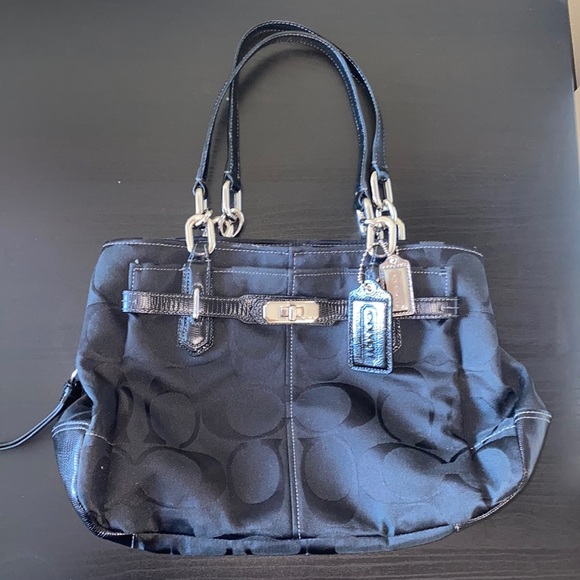 Coach | Bags | Coach Black Purse Mediumsized | Poshmark